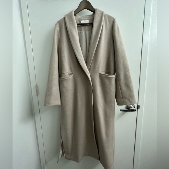 OAK + FORT | Jackets & Coats | Minimalist Style Oakfort Beigecream ...